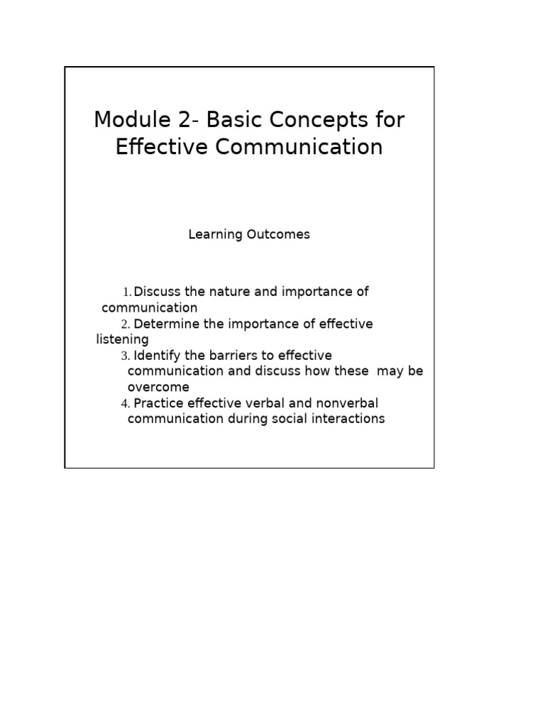 Module 2 1AB Philo | PDF | Communication | Nonverbal Communication