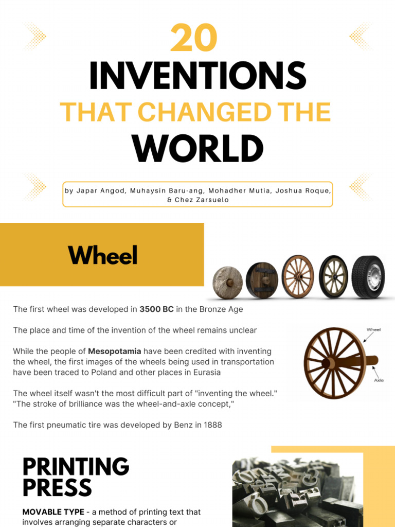 2 Inventions That Changed The World Pdf