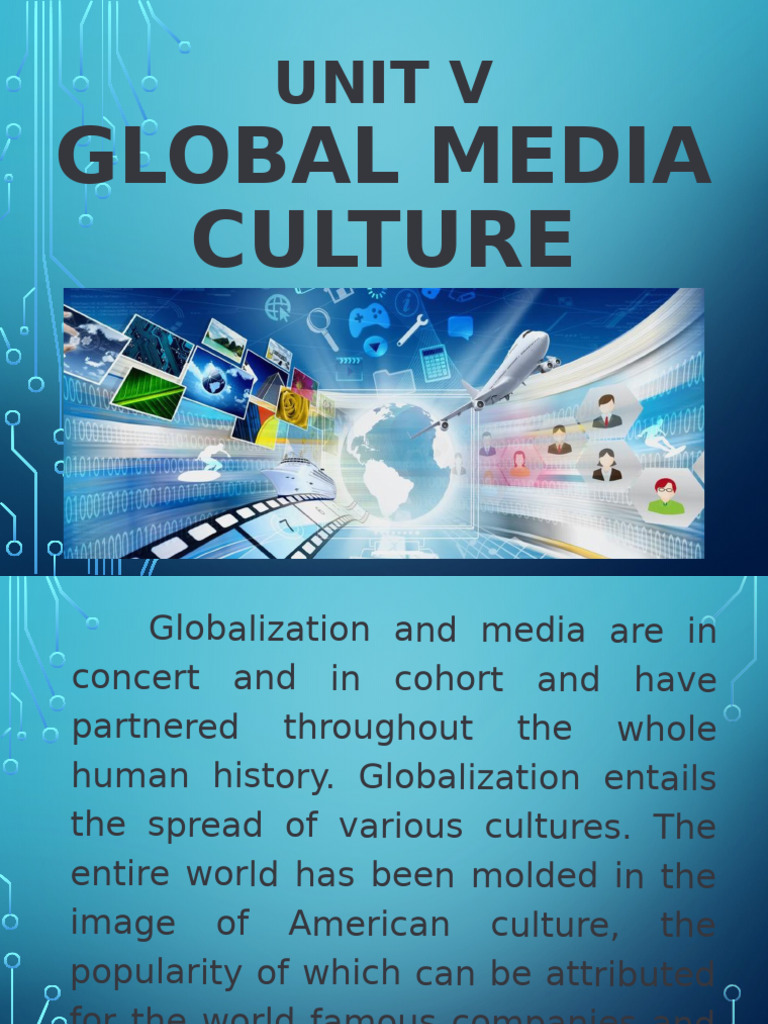 Global Media CultureGE3 | PDF | Mass Media | New Media
