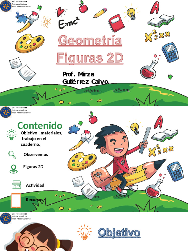 Geometría Figuras 2D Completo General | PDF | Formas geométricas ...