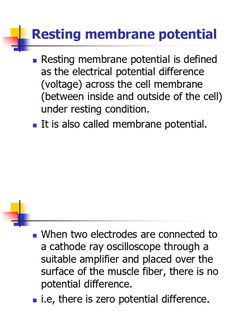 Membrane potential | PDF | Membrane Potential | Action Potential