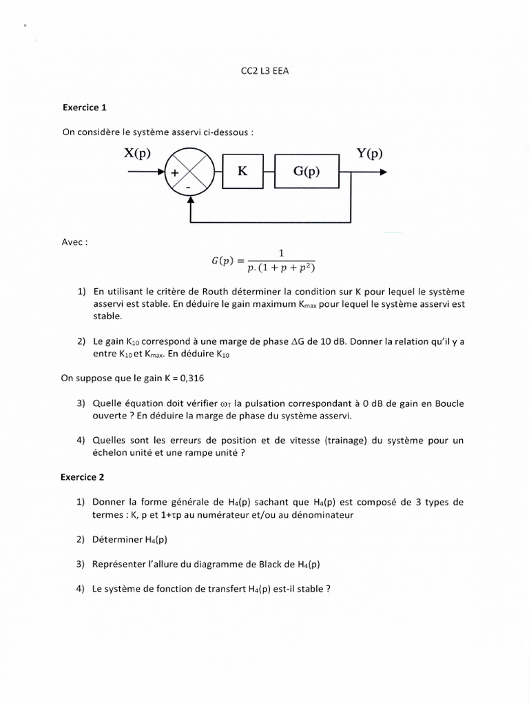 Enoncé Et Correction Du CC2 L3 EEA 2019-20 | PDF