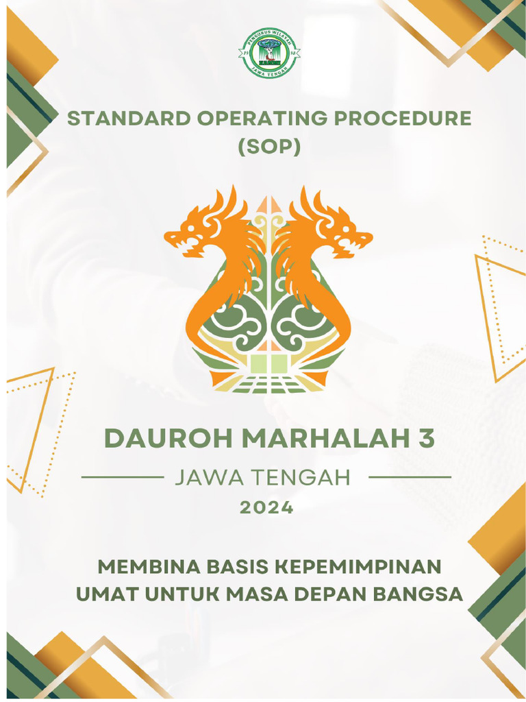 SOP DM 3 JATENG-v5 | PDF