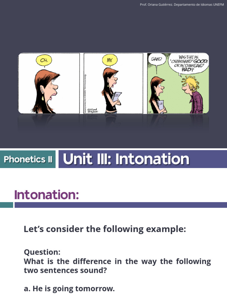 Intonation | PDF | Question | Speech