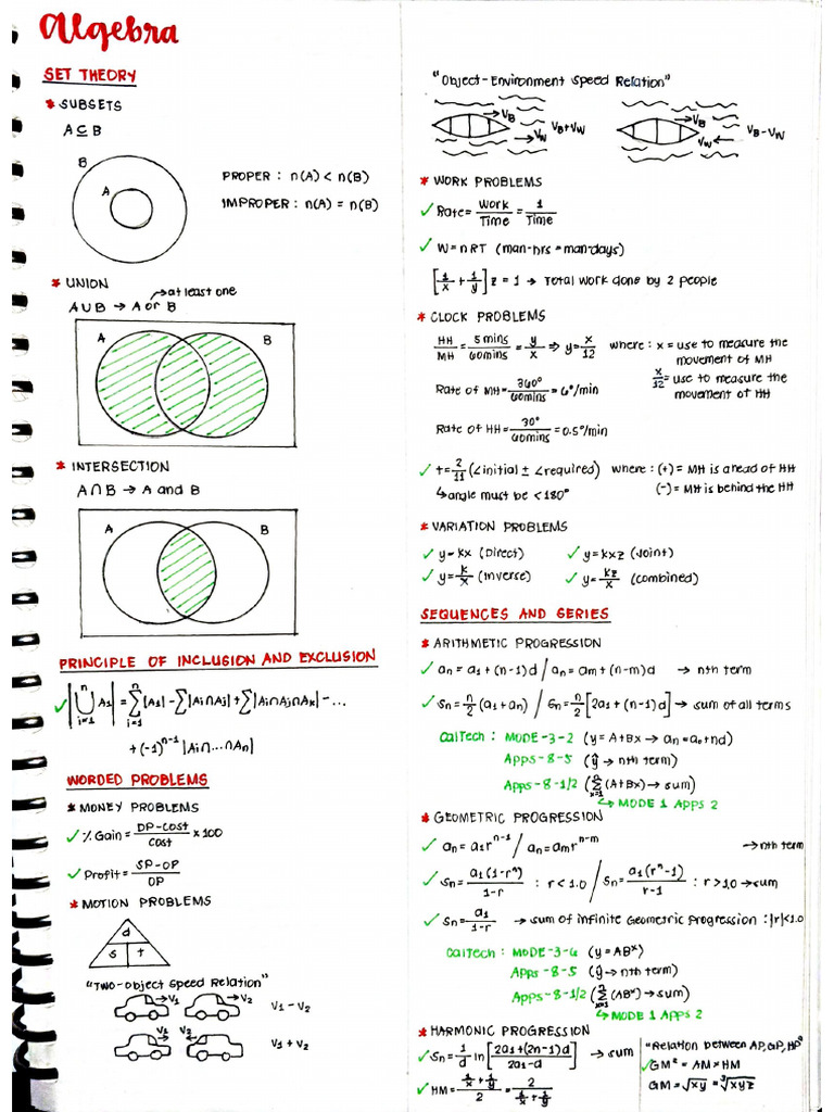 Math Formulae | PDF