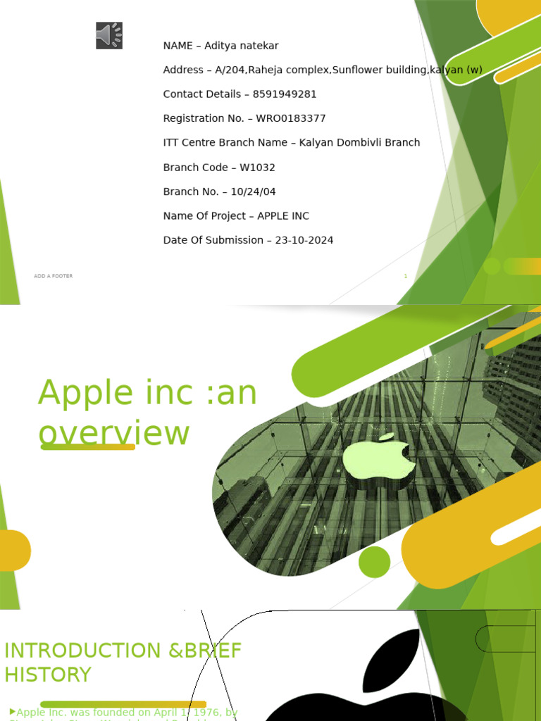 Presentation 1111 | PDF | Apple Inc. | Steve Jobs