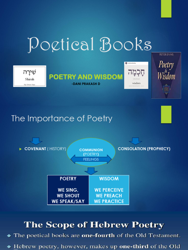 As PDF - Poetical Books 2024 | PDF | Nevi'im | Book Of Proverbs