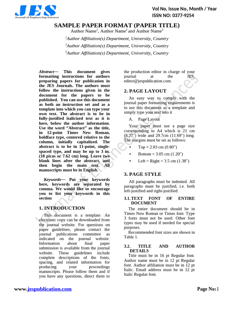 Paper Format | PDF | Citation | Typefaces