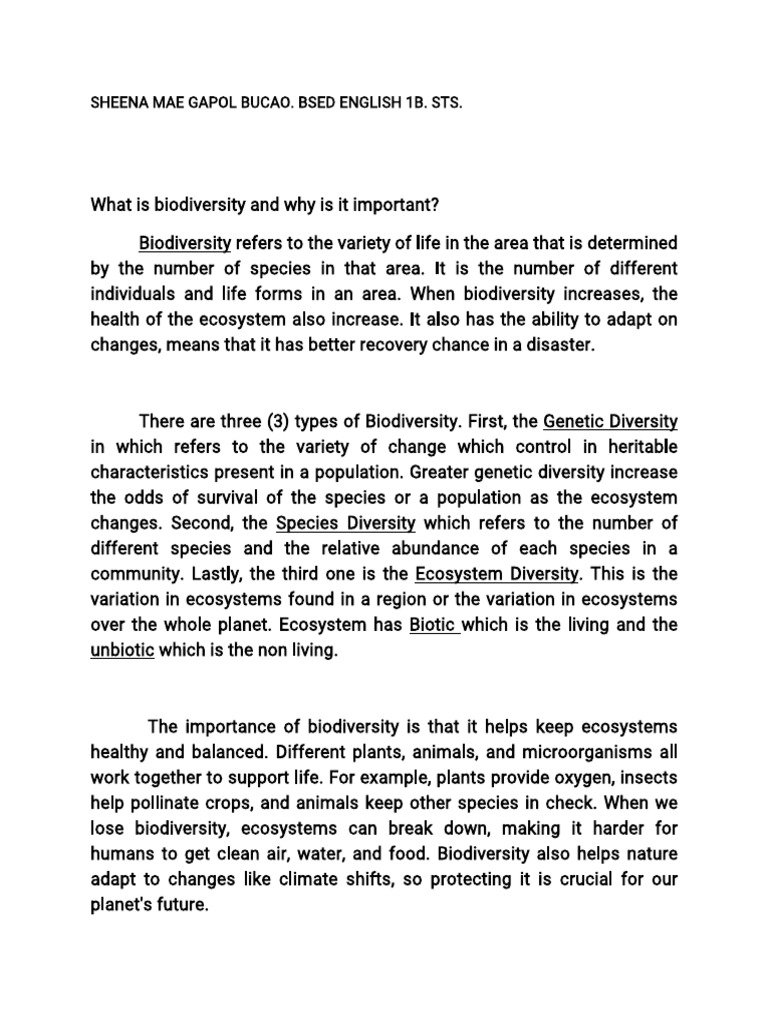 Sheena Mae Gapol Bucao. Bsed English 1B. Sts | PDF