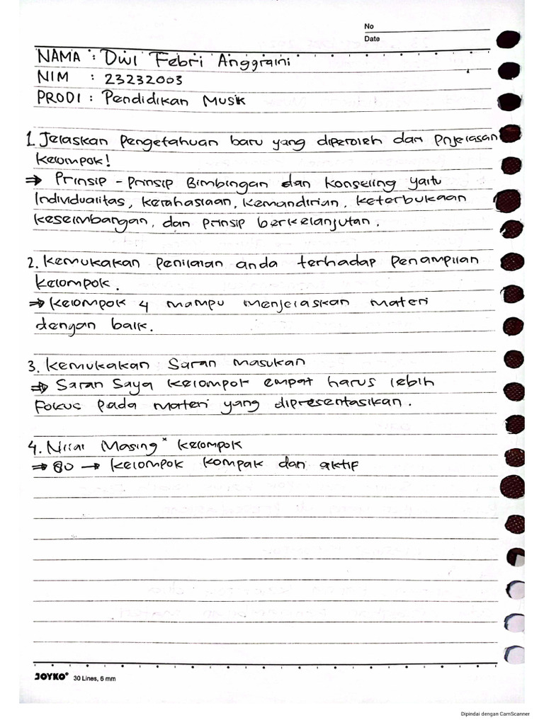 Dwi FA Refleksi k.4 | PDF