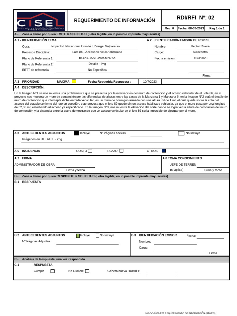 Proyecto RDI N 02 | PDF