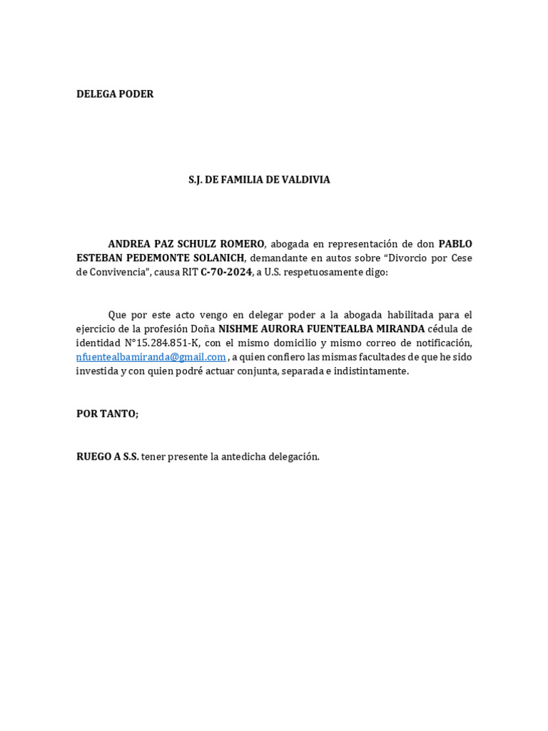 Delega Poder | PDF