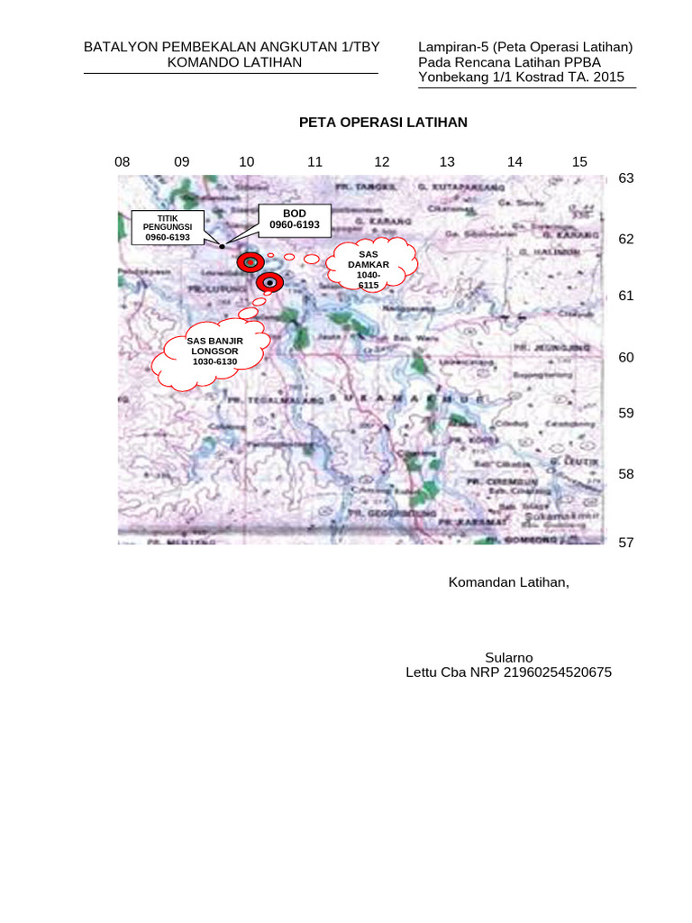 Lamp 5 Peta Operasi | PDF