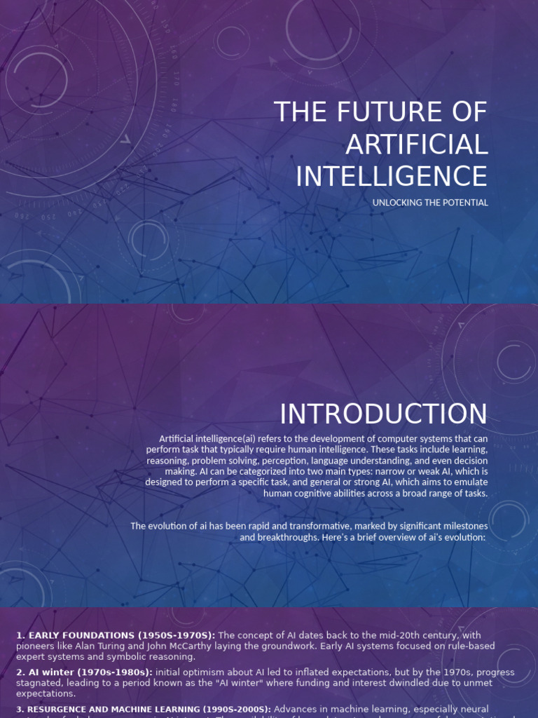 AI's Evolution and Impact on Society | PDF | Artificial Intelligence ...