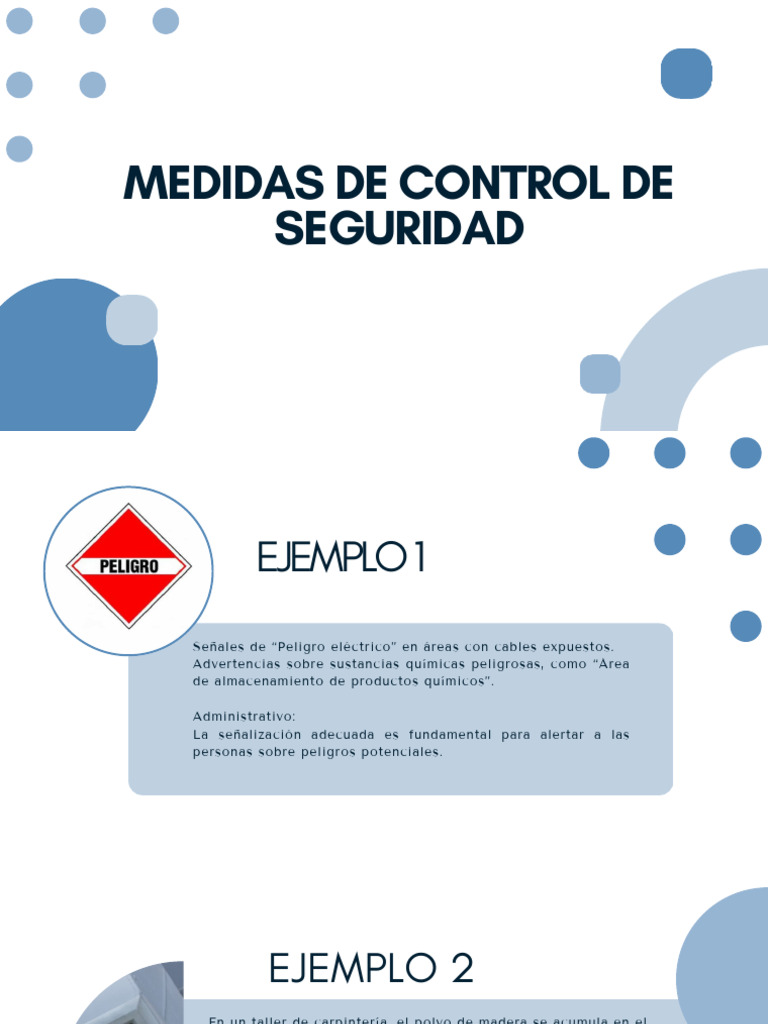 MEDIDAS DE CONTROL DE SEGURIDAD | PDF