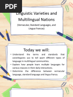 Prestige (Sociolinguistics) : Standard Varieties and Covert Prestige ...