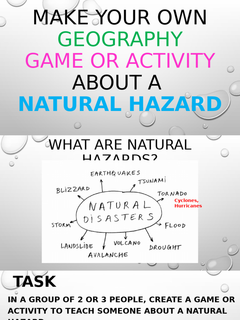 Create a Natural Hazard Game | PDF