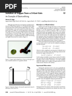 Electrolysis of Copper Chloride Experiment | PDF | Electrode | Anode