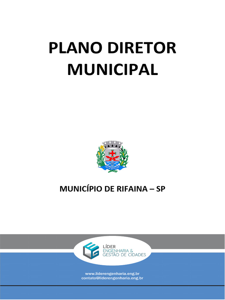 Plano Diretor Municipal de Rifaina-SP | PDF | Planejamento | Orçamento
