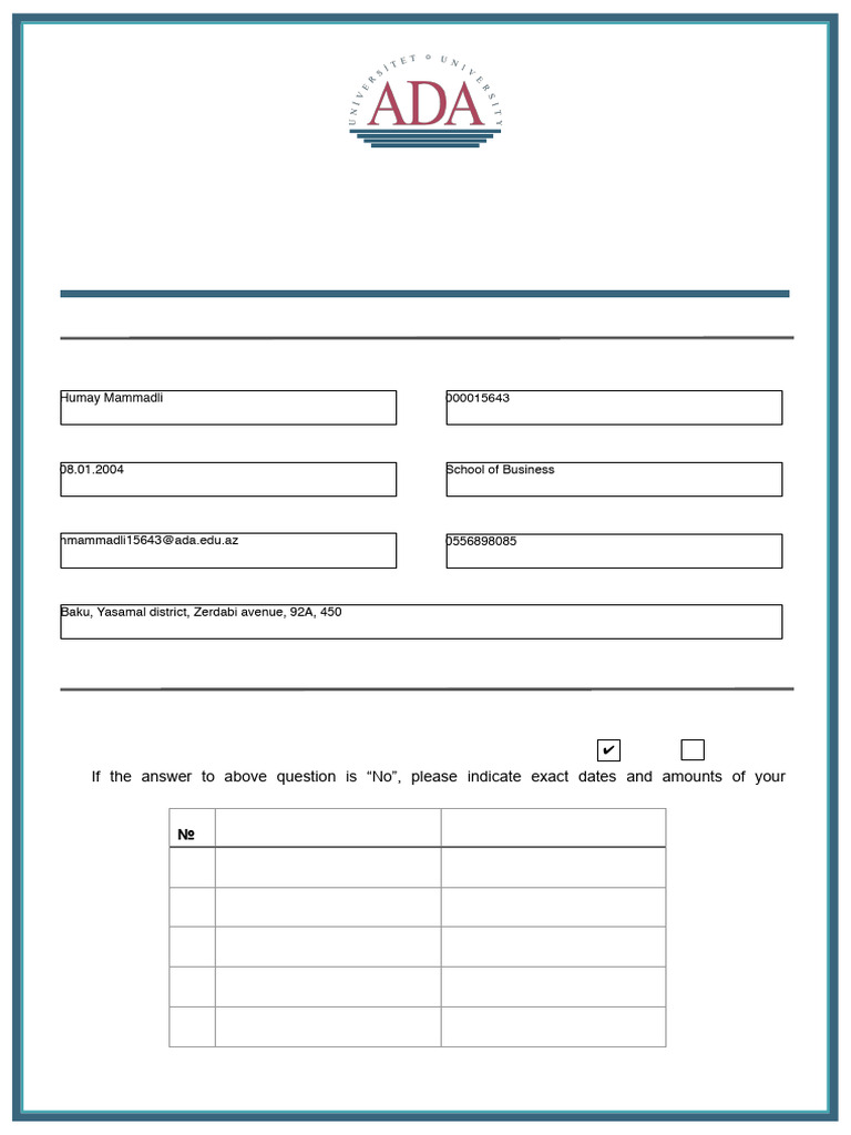 Spring semester application form for the installment payments[94] copy ...