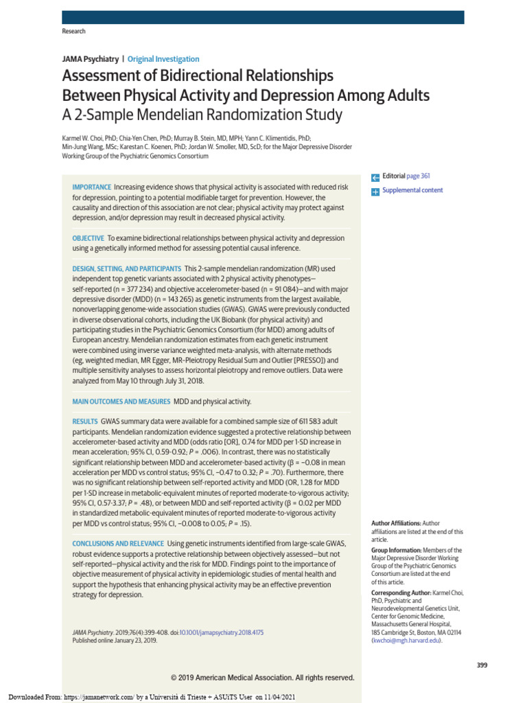 Choi Et Al. - 2019 - Assessment of Bidirectional Relationships Between ...
