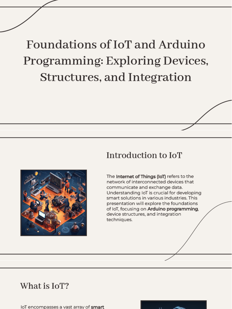Slidesgo Foundations Of Iot And Arduino Programming Exploring Devices