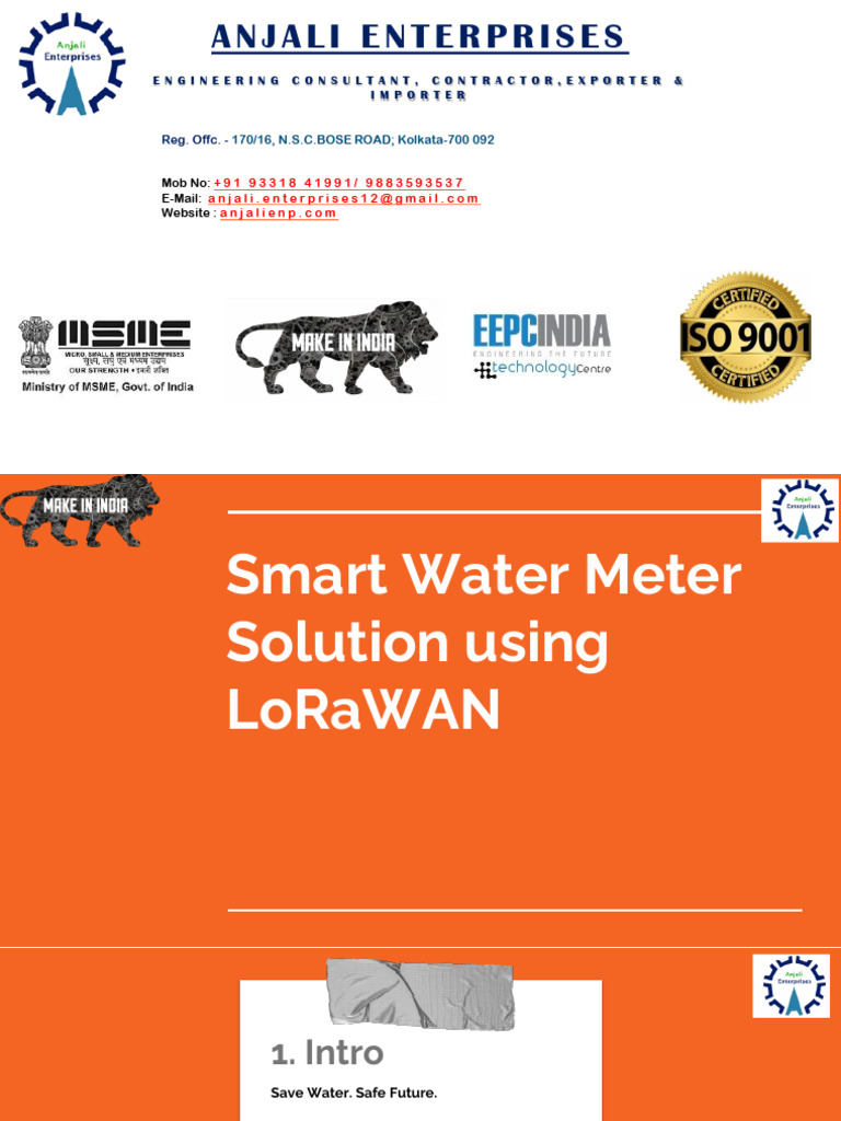 AMR_Water Meter PRESENTATION | PDF | Computing | Information Technology