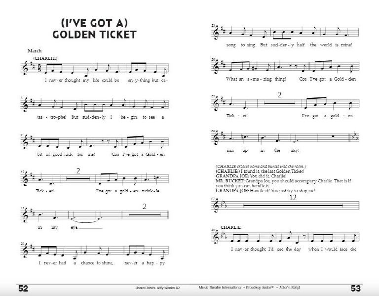 27 (I've Got A) Golden Ticket | PDF