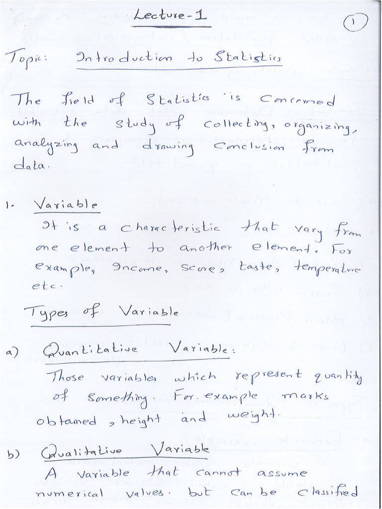INTRO TO STATISTICS | PDF INTRO TO STATISTICS | PDF