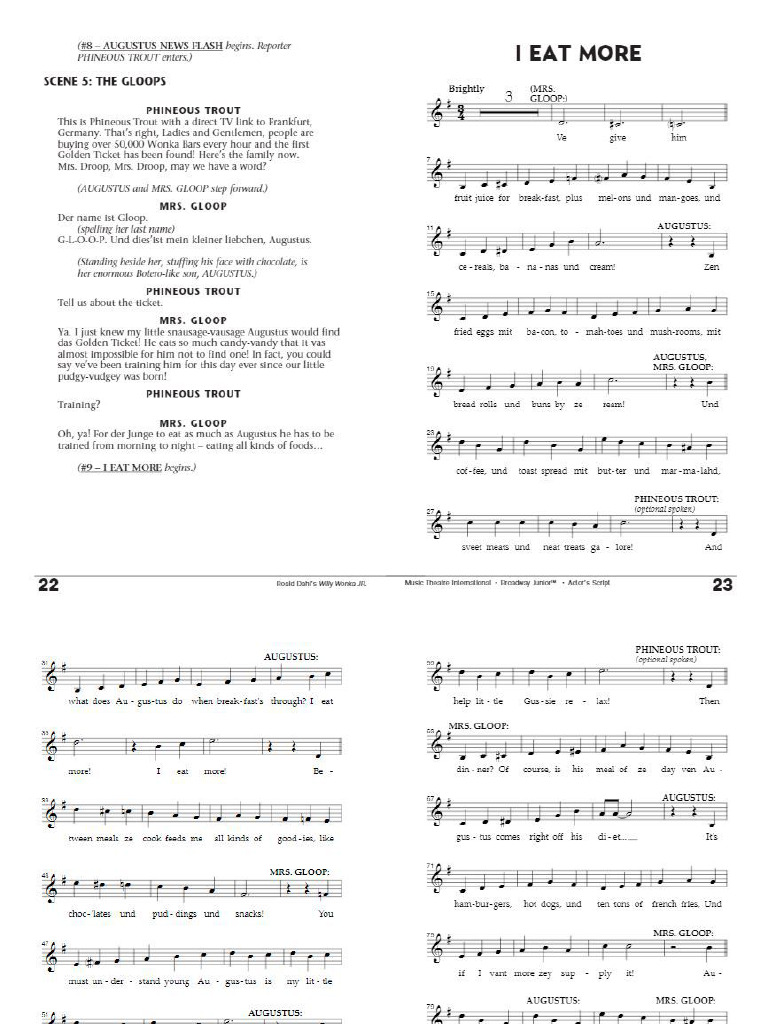 09 I Eat More Score | PDF