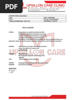 Normal Pelvic Ultrasound Report | PDF