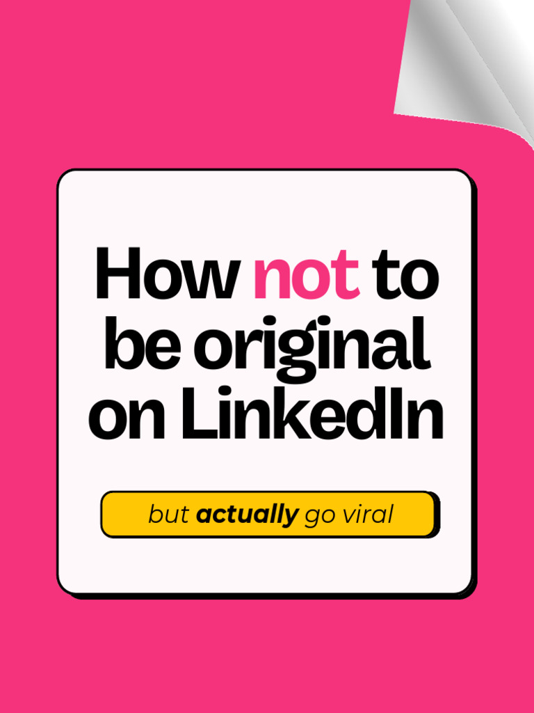 Go Viral by NOT Being Original | PDF