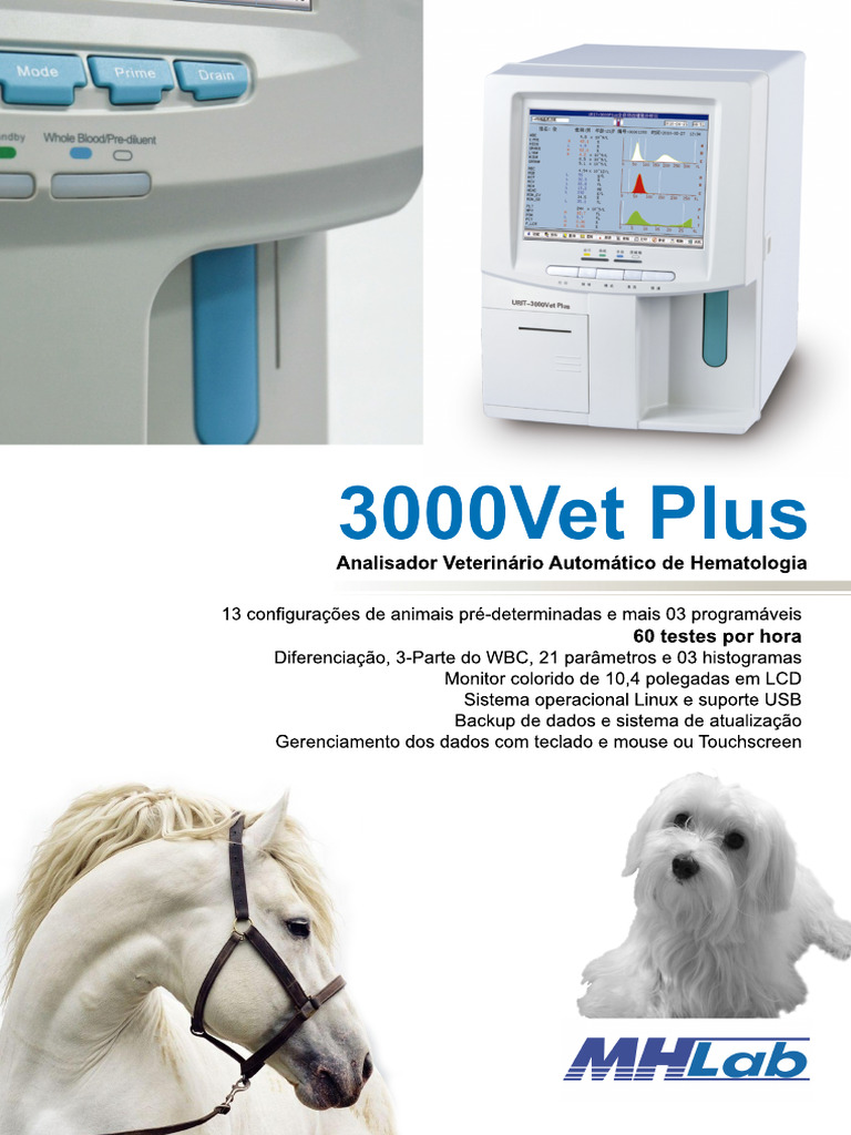 Analisador Hematológico URIT-3000 Plus - MHLab | PDF