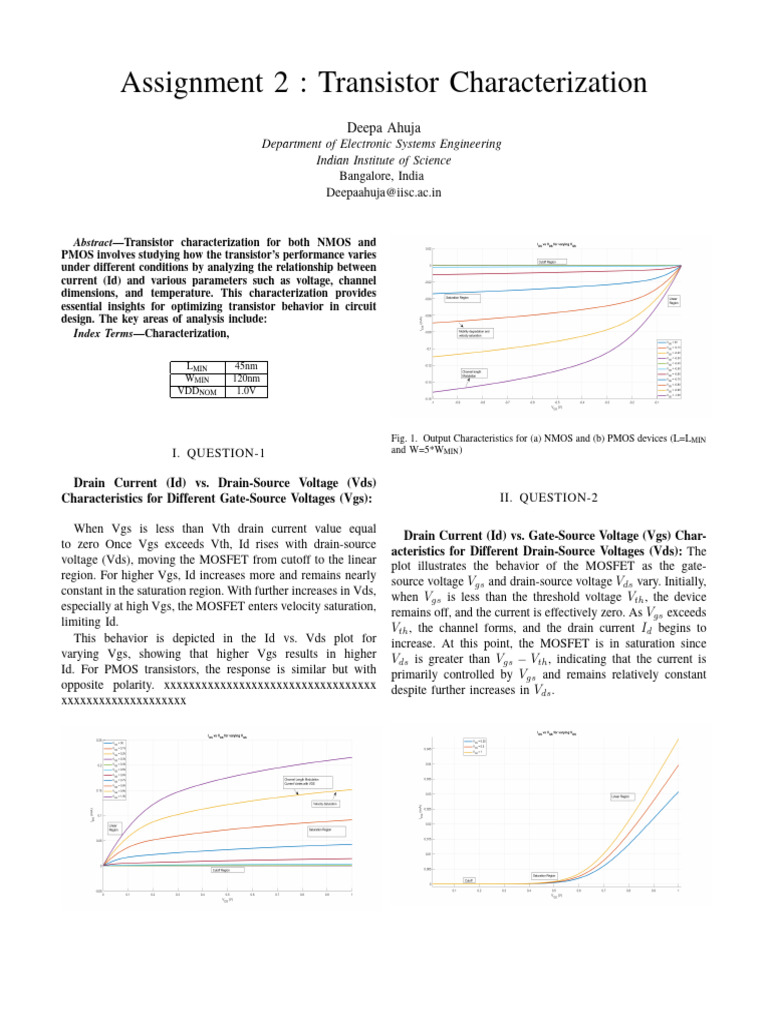 Digital and Analog VLSI | PDF | Mosfet | Field Effect Transistor