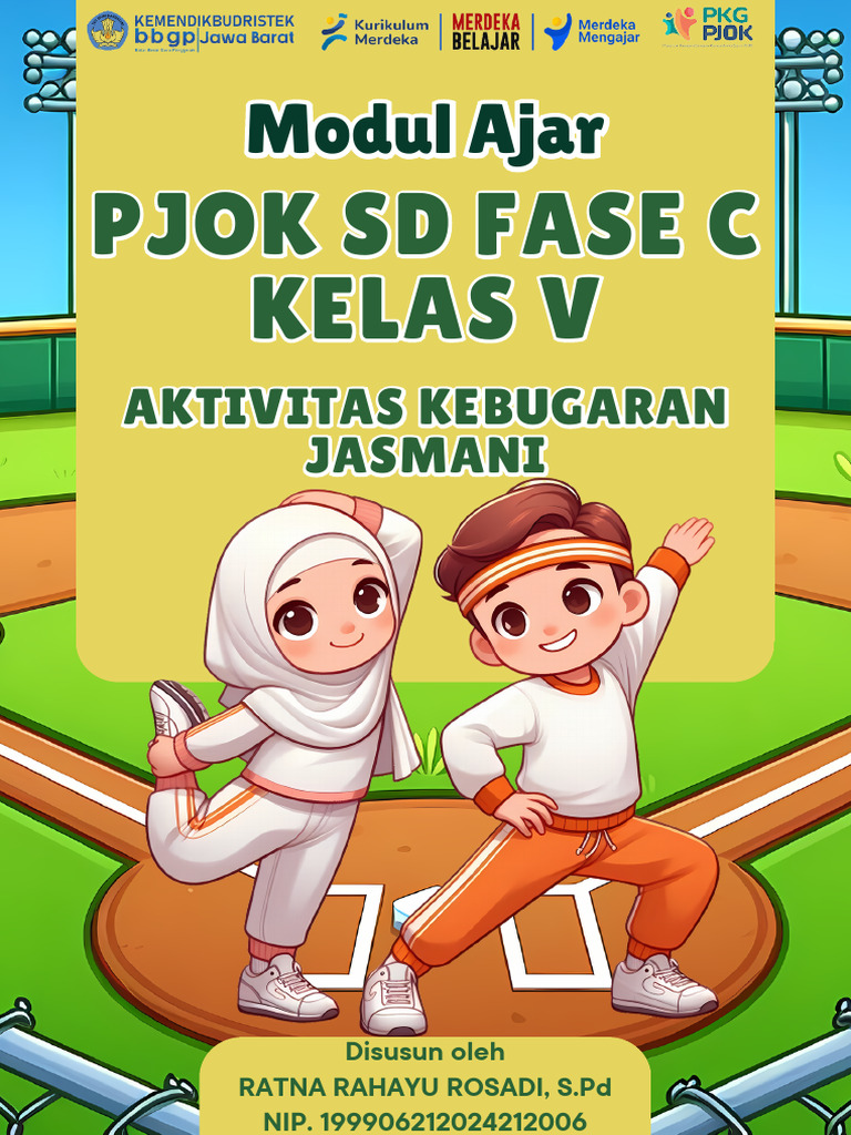 Modul Pembelajaran Aktivitas Kebugaran Jasmani Fase C Kelas 5 | PDF