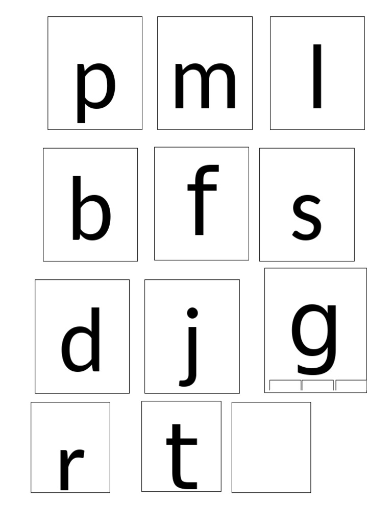 Letras Del Memorama | PDF