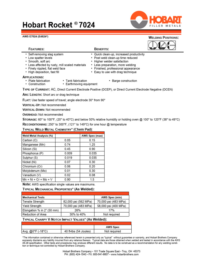 Rocket 7024 | PDF | Welding | Construction