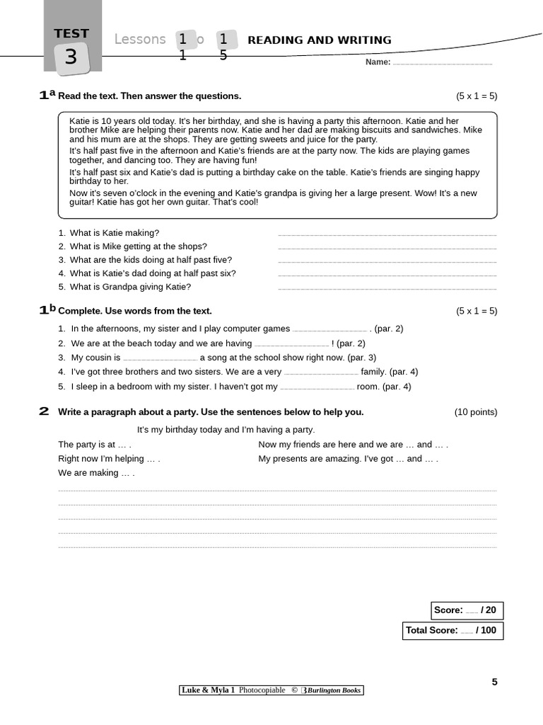 LM1 TRM Test3 Read-And-Write 25236 | PDF