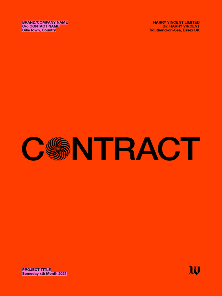 HV Example Contract Template v4.0 | PDF | Employment | Mediation