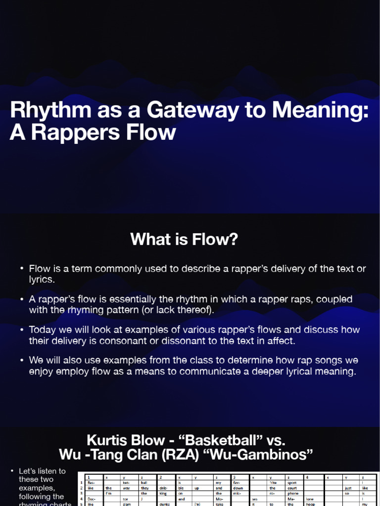 Analyzing Rap Flow and Rhythm | PDF | Rapping | Rhyme