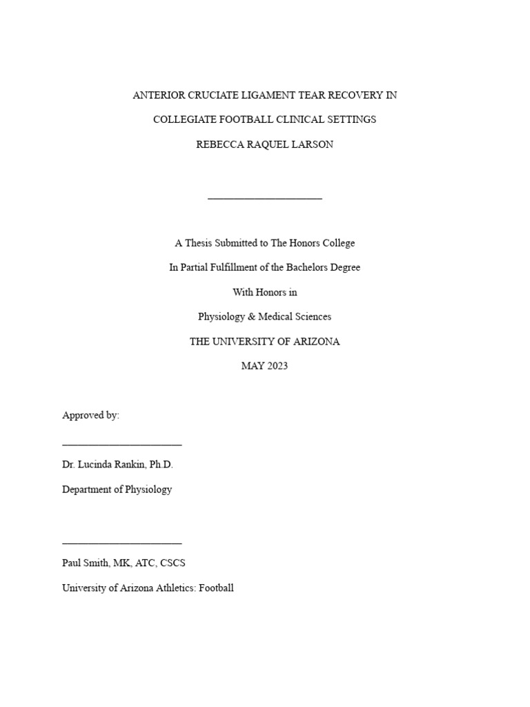 Azu Etd HR 2023 0117 Sip1 M | PDF | Knee | Musculoskeletal System