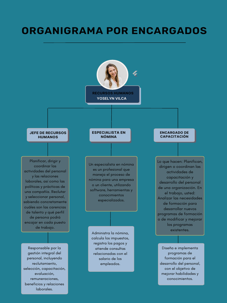 Purple Colorful Modern Organizational Chart Poster | PDF | Gestión de ...