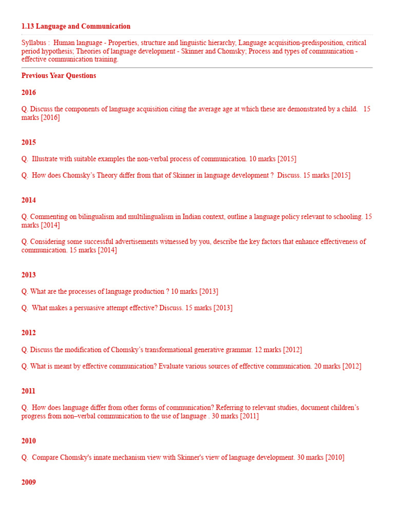 12.language and Communication | PDF | Nonverbal Communication | Communication