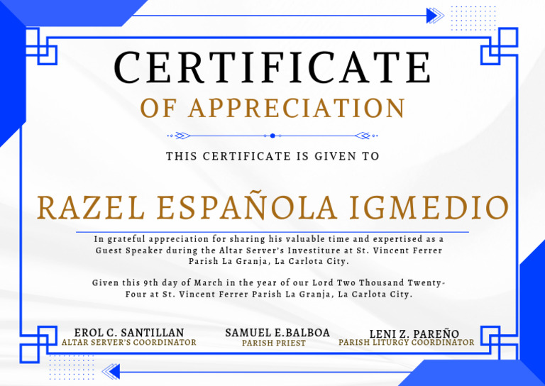 Certificate Softcopy | PDF