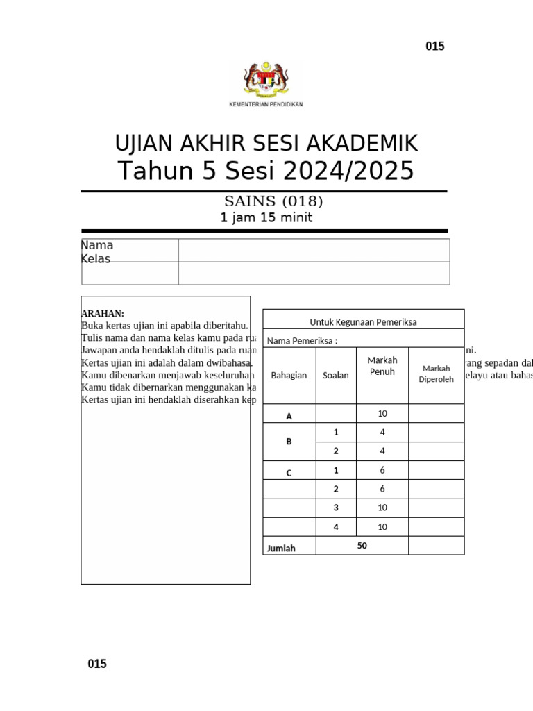 Cover Uasa 2024 | PDF