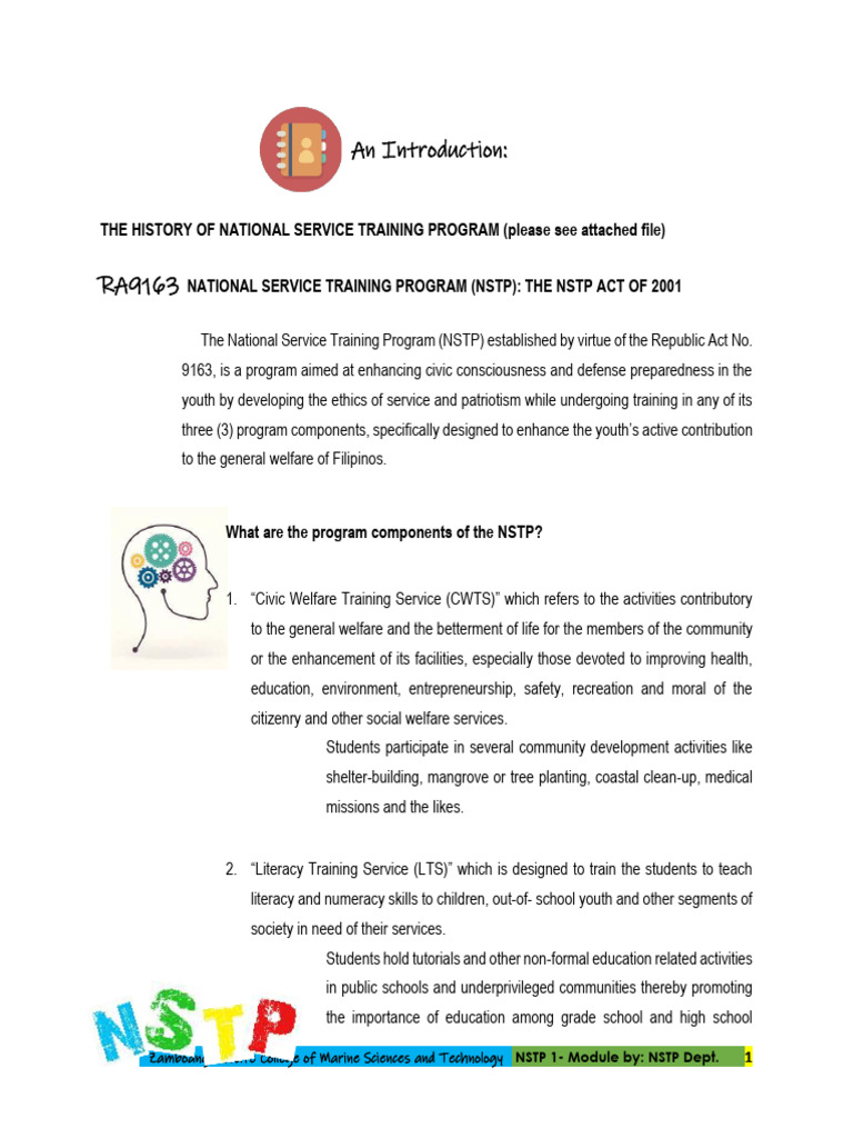 NSTP 1 Module1 - RA9163 and Citizenship Training | PDF | Constitution ...