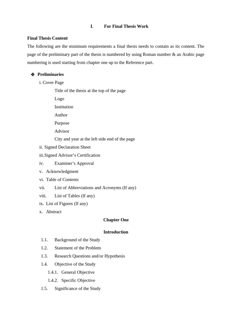 For Final Thesis Work | PDF | Thesis | Theory