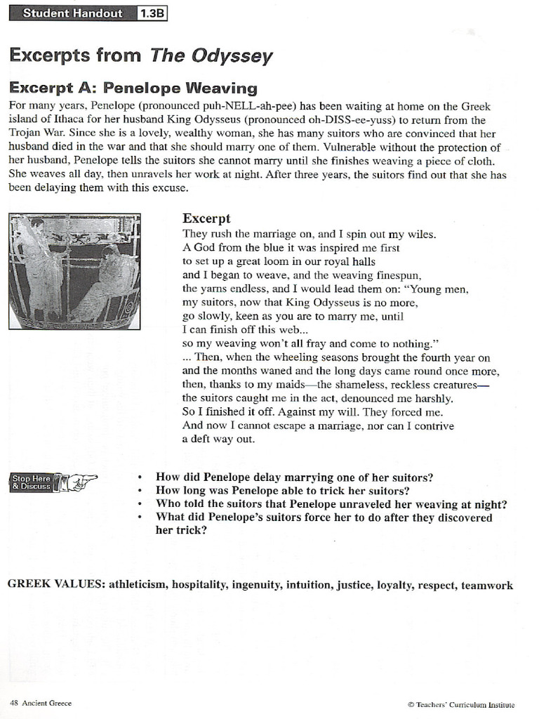 World Lit OdysseyExcerpts | PDF