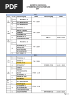 2024 NSC Final Grade 12 Exam Timetable | PDF | Educational Stages