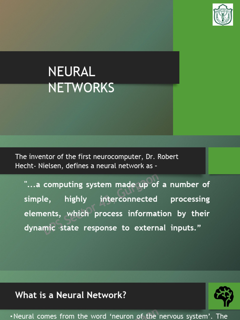Neural Network | PDF | Artificial Neural Network | Neuron